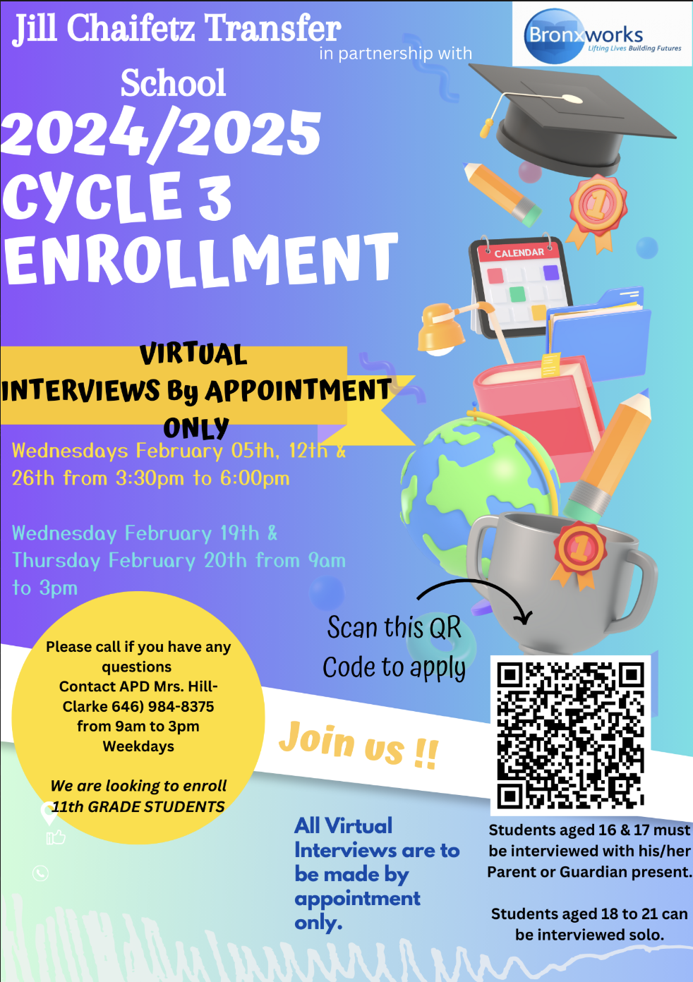 2024-2025 Enrollment – JILL CHAIFETZ HIGH SCHOOL